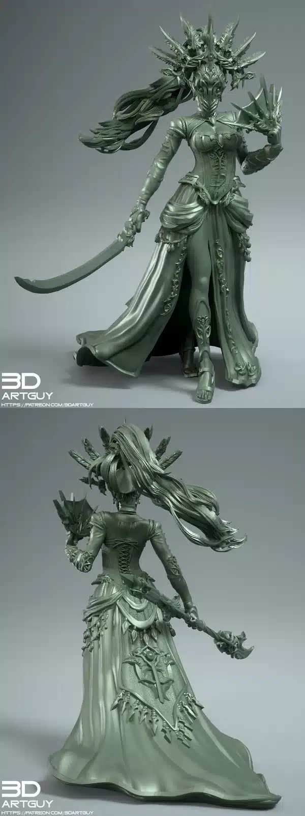Space Elf ,3d Model STL.