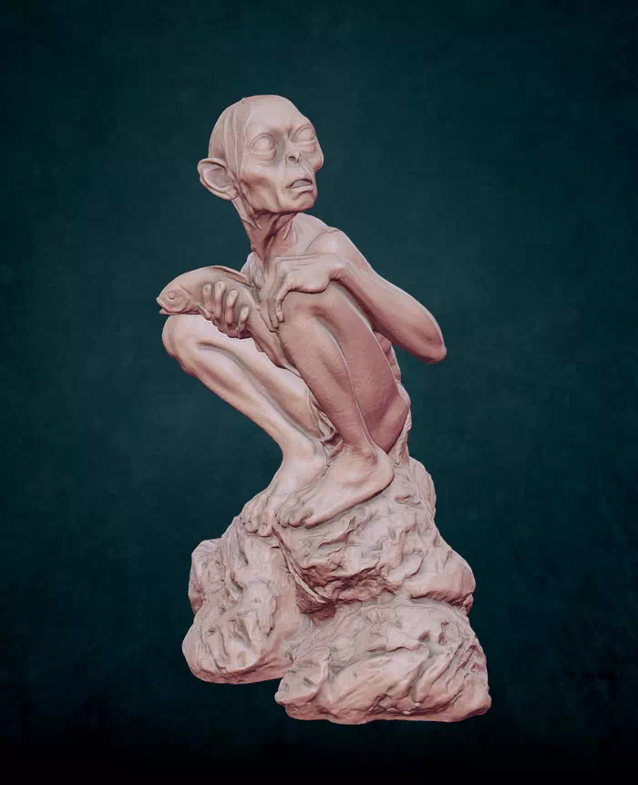 Gollum – The Lord of the rings , Download Free 3d Print Models.