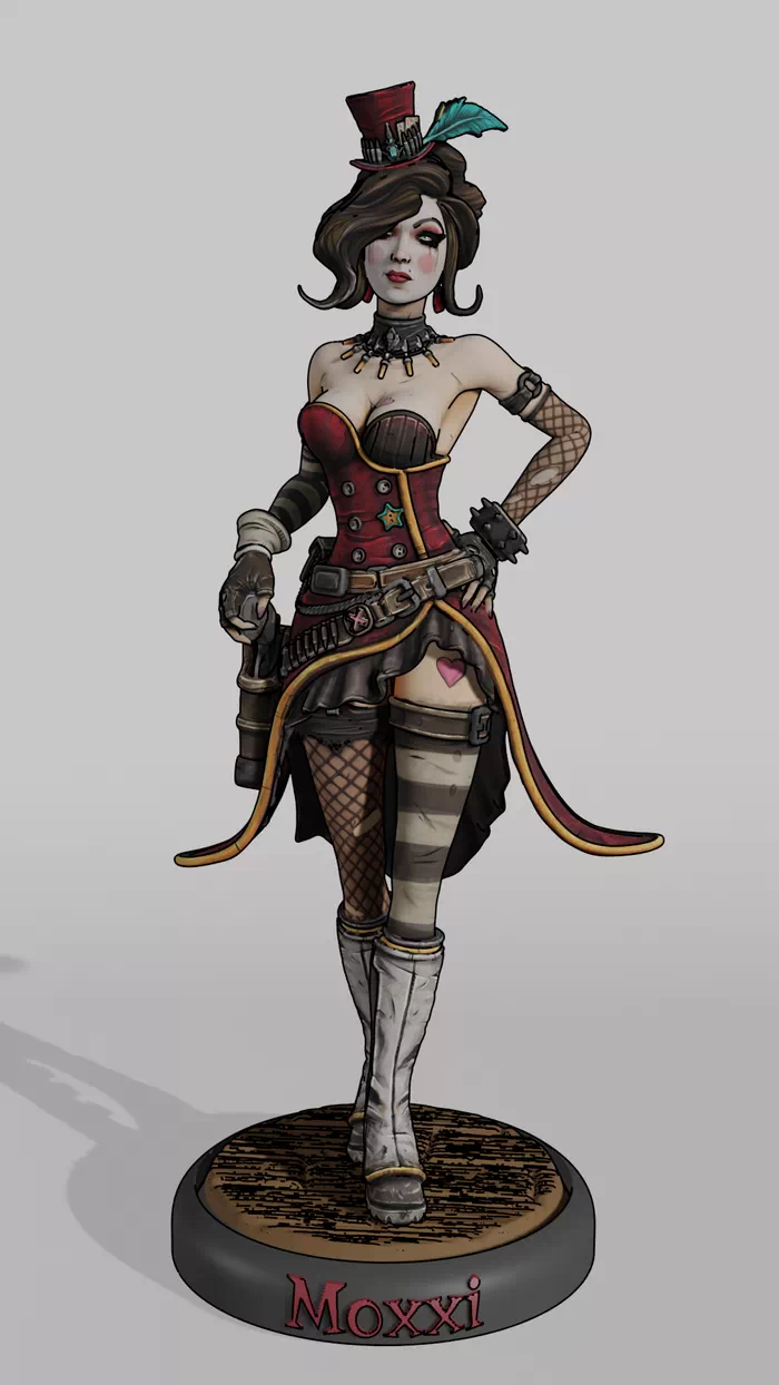 Mad Moxxi – Borderlands , Download Free 3d Print Models.